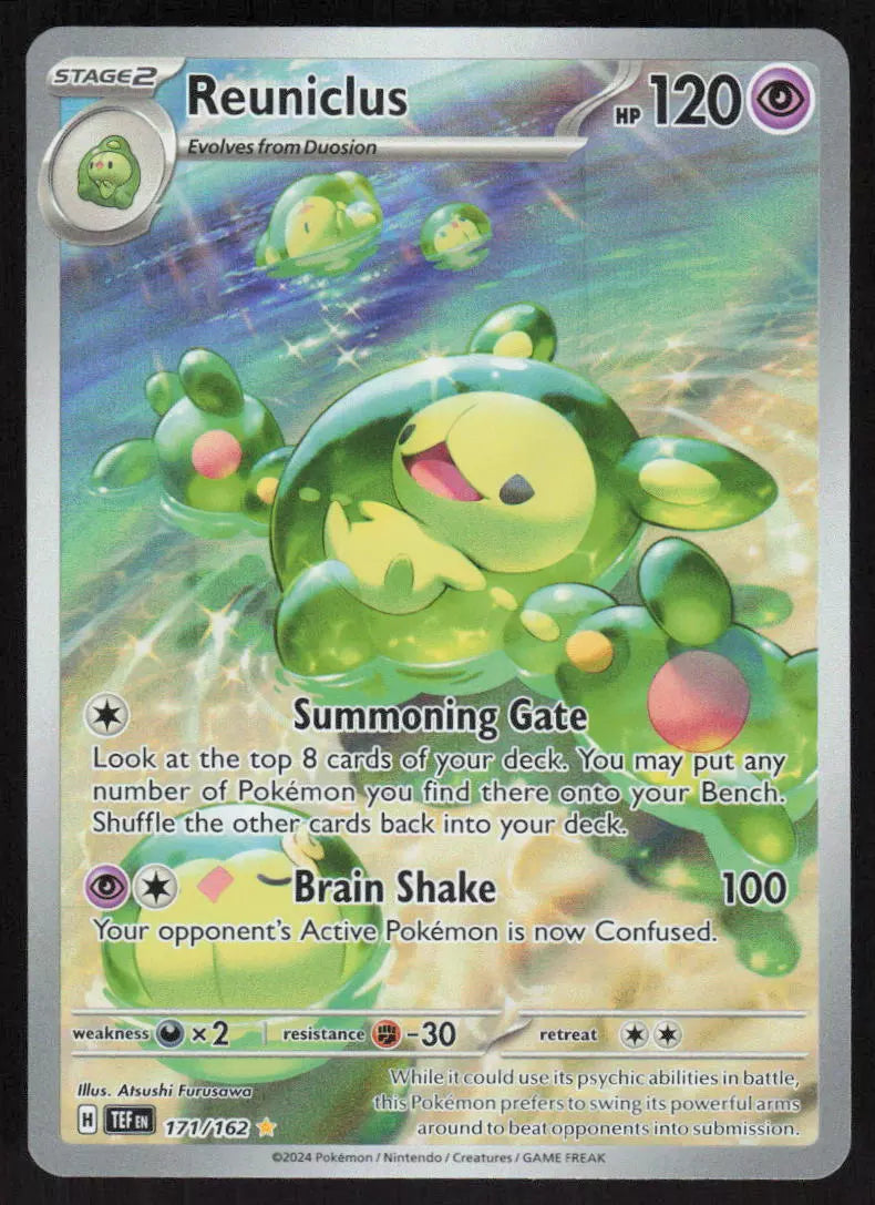 Reuniclus - Pokemon Temporal Forces FULL ART Holo Illustration Rare #1 – The Traders Australia