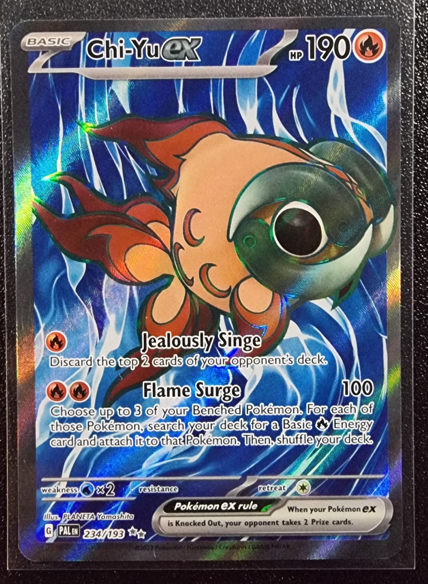 Chi-Yu EX - Pokemon Paldea Evolved FULL ART Holo Foil Ultra Rare #234 ...