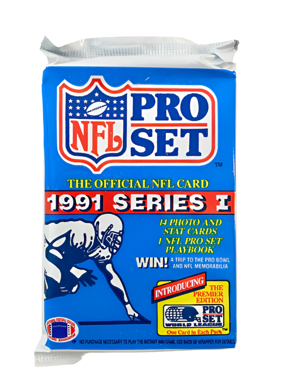 1991 NFL Pro Set Series 1 NFL Football - Retail Pack – The Traders ...