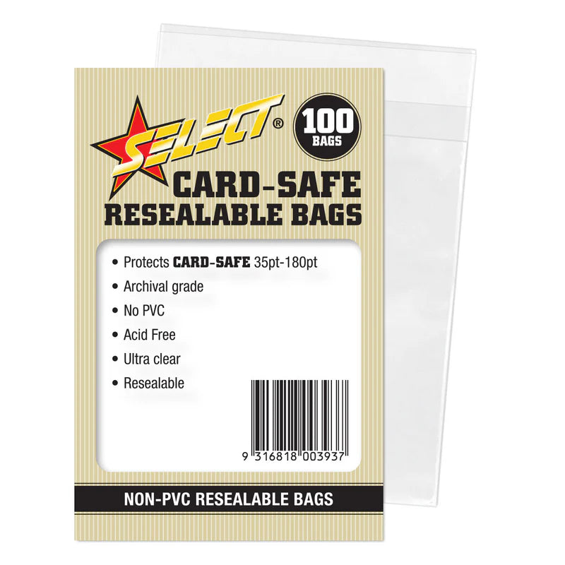 Select Card Armour Resealable Card Safe Magnetic Bags (100ct) – The ...