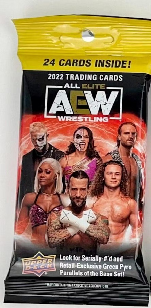2022 Upper Deck AEW Wrestling cards - Cello/Fat/Value Pack – The ...