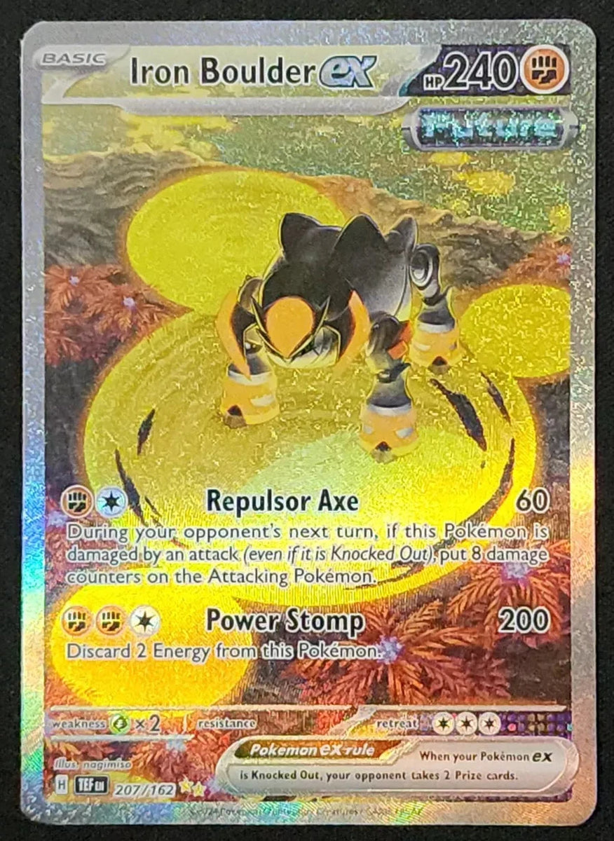 Iron Boulder EX - Pokemon Temporal Forces FULL ART Special Illustratio ...