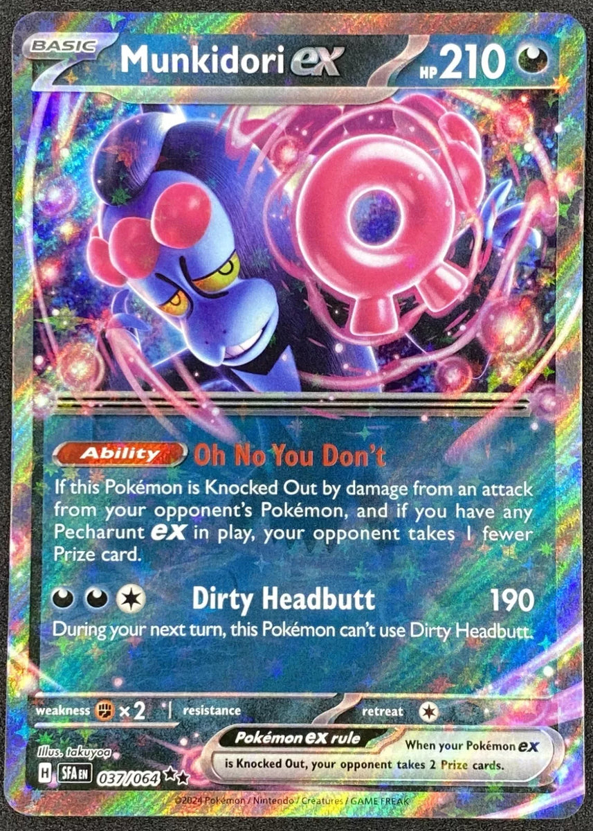 Munkidori EX - Pokemon Shrouded Fable Holo Foil Ultra Rare #037/064 ...