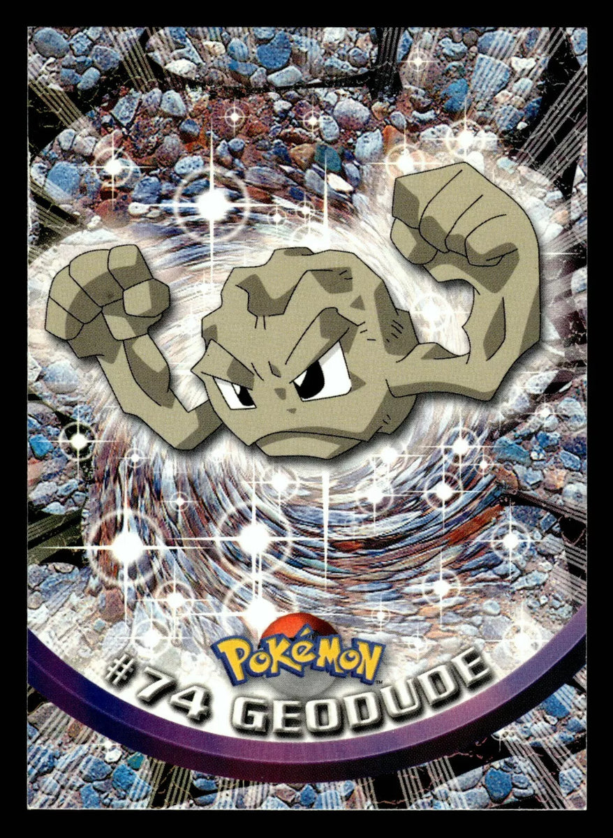 Geodude - 1999 Topps Pokemon Series 1 TV Animation Edition BLUE LOGO ...