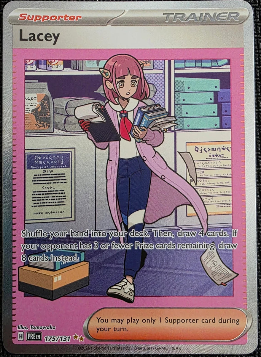 Lacey Trainer - Pokemon Prismatic Evolutions FULL ART Special Illustra ...