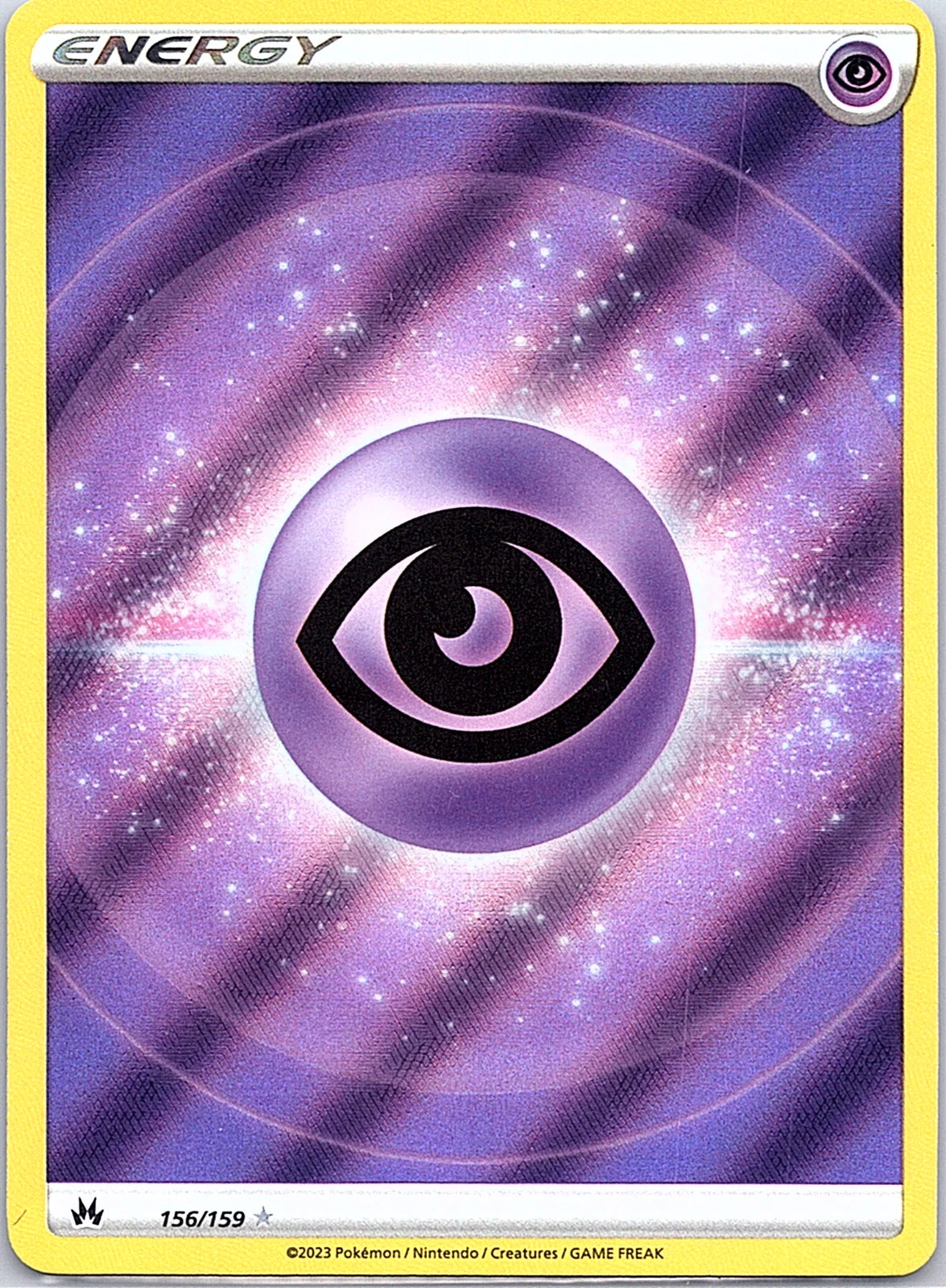 Phychic Energy - Pokemon Crown Zenith Textured FULL ART Holo Foil Ultr