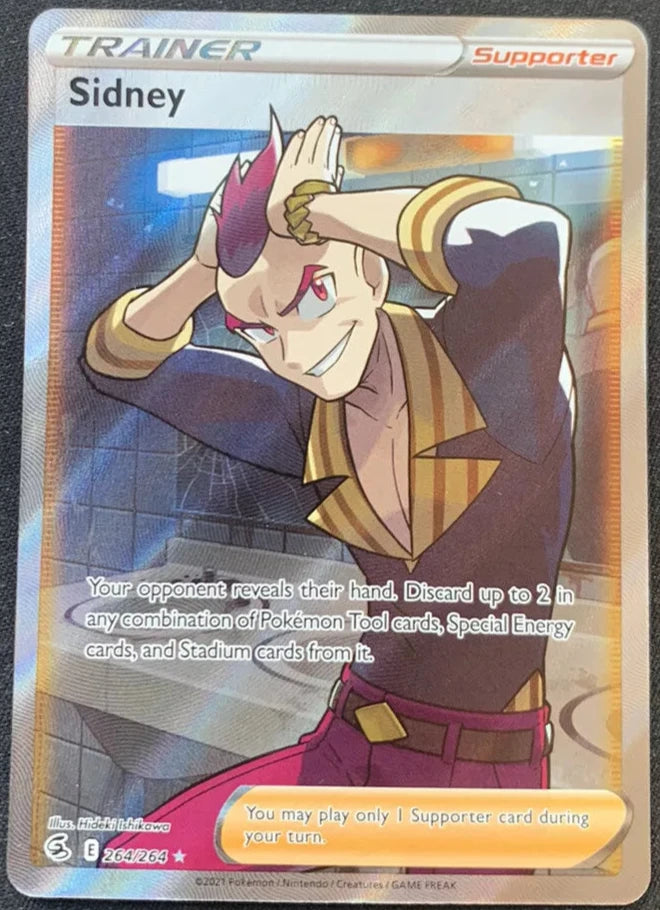 Sidney Trainer - Pokemon Fusion Strike FULL ART Holo Foil Ultra Rare ...