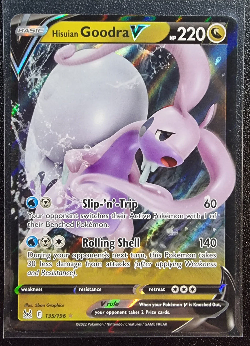 Hisuian Goodra V - Pokemon Lost Origin Holo Foil Ultra Rare #135/196 ...