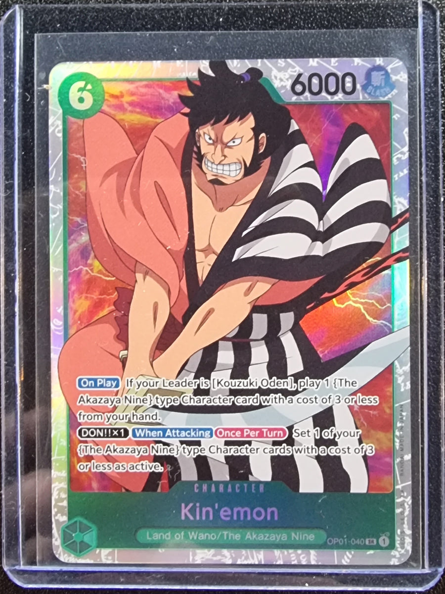Kin'emon OP01-040 SR One Piece TCG Romance Dawn English Foil – The Traders Australia