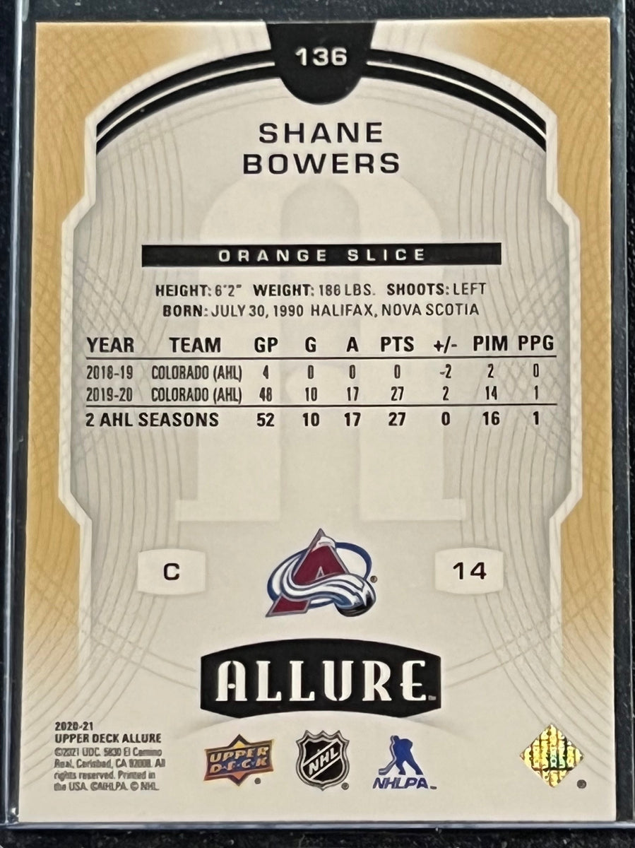 Shane Bowers - 2020-21 Upper Deck Allure Orange Ice Rookie#136 – The ...