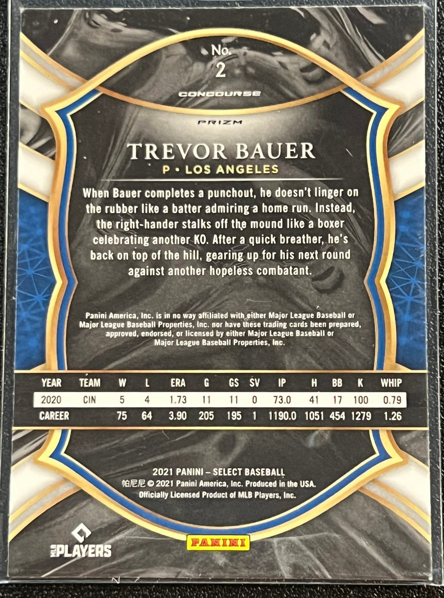 Trevor Bauer - 2021 Panini Select Baseball Concourse SCOPE #2 – The ...