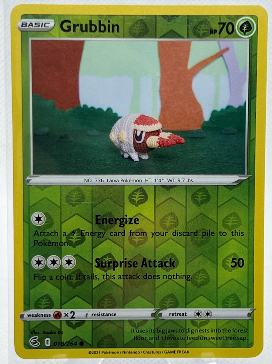 Grubbin - Pokemon Fusion Strike Reverse Holo #018/264 – The Traders ...